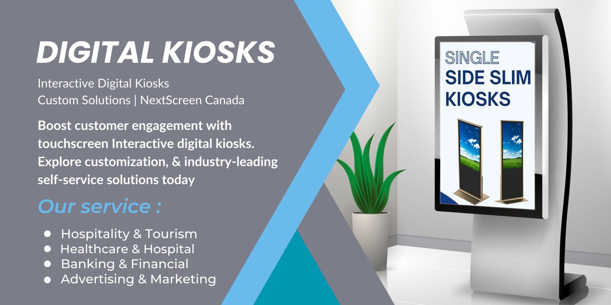 Interactive Digital Kiosks – Custom Solutions | NextScreen Canada